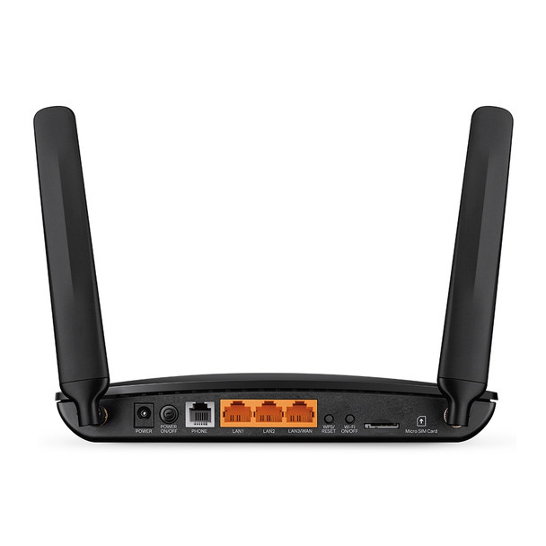 TP-Link MR6500V 4G LTE Wireless N Router - 300Mbps WiFi - SIM Slot ...