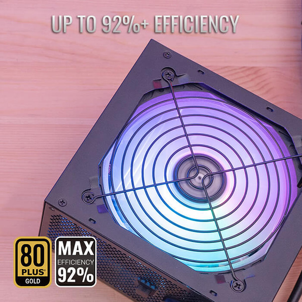 Aerocool KCAS PLUS GOLD 750W 80PLUS GOLD ARGB Power Supply | KCAS PLUS GOLD 750W | AYOUB ...