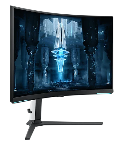 Samsung 32" Odyssey Neo G8 QLED 4K UHD Curved Gaming Monitor, Black ...