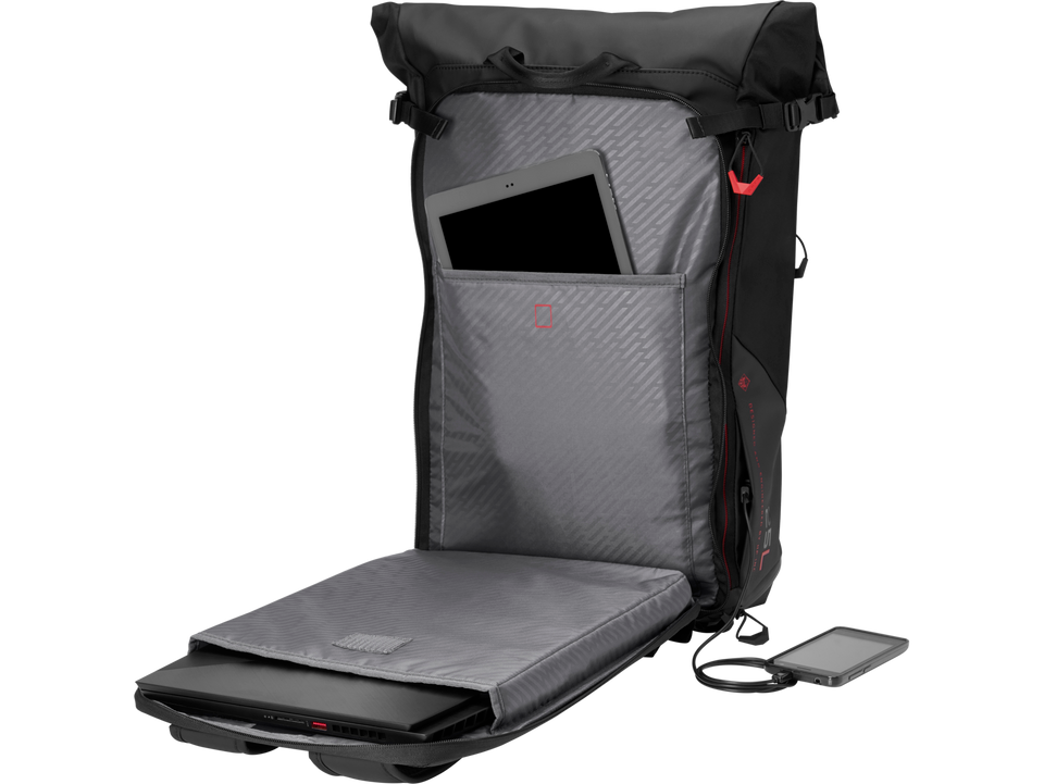 HP OMEN Transceptor 15 Rolltop Backpack | 7MT83AA | AYOUB COMPUTERS ...