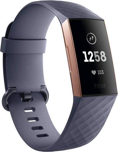 Fitbit Charge 3 (non-NFC), Rose Gold/Blue Gray | 78011785 | AYOUB ...