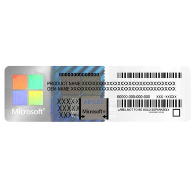 Microsoft Corporation Win 10 Pro 64BIT Label Sticker | AYOUB COMPUTERS ...