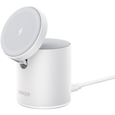 Anker 623 MagGo 2-in-1 Wireless Charger, White | B2568221 | AYOUB ...