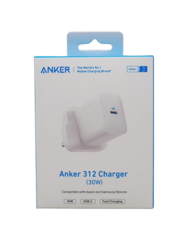 Anker 312 30W Charger, White | A2640K21 | AYOUB COMPUTERS | LEBANON