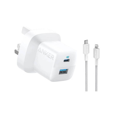 Anker 323 33W 3ft C-L Bundle Charger – White | B2331K21 | AYOUB ...