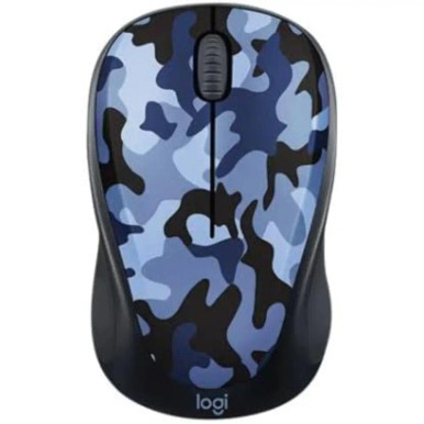 Logitech M317c (Collection) Wireless Optical Mouse ,Blue Camo | M317c ...
