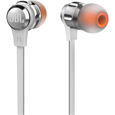 JBL T180A-SV Wired In-Ear Headphones - Silver | T180A-SV | AYOUB ...
