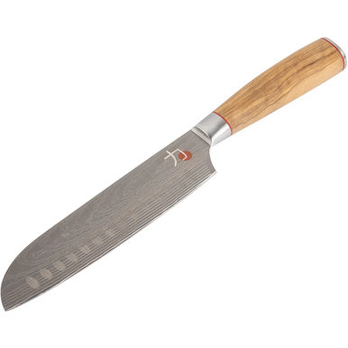 Masterpro Tetsu Wooden Handle Santoku Knife 17.5cm | BGMP-4168 | AYOUB ...