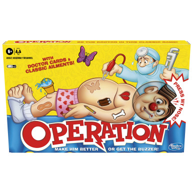 Hasbro Classic Operation Game (English) | E6393E | AYOUB COMPUTERS ...