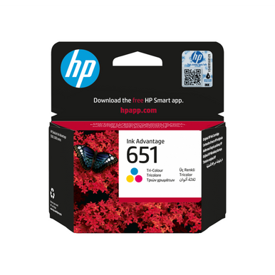 HP 651 Tri-color Original Ink Advantage Cartridge | C2P11AE ...