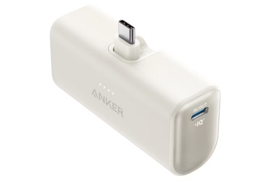 Anker Nano Power Bank 5,000mAh 22.5W with Built-in USB-C Connector ...
