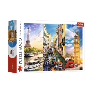 Trefl Puzzle: Travel Through Europe - 4000 Pieces | 45009 | AYOUB ...