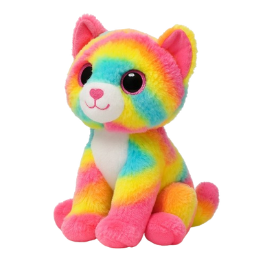 Rainbow Plush Toy - Soft Multicolor Stuffed Animal | 547-1 | AYOUB ...