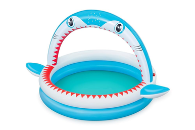 Bestway Inflatable Shark Shade Play Pool for Kids | P-53157 | AYOUB ...