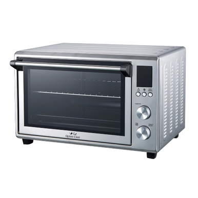 Queen Chef 55L Digital Electric Oven with Double Glass Door Convection ...