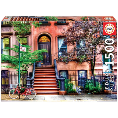 Educa Brownstone Street Front 1500-Piece Puzzle | 18502 | AYOUB ...