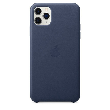 Apple iPhone 11 Pro Max Leather Case, Midnight Blue | MX0G2 | AYOUB ...