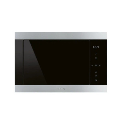 SMEG Built-In Microwave 25L Stainless Steel & Black | FMI325X | AYOUB ...