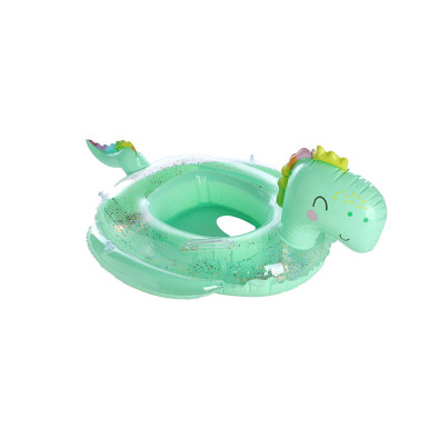 Dinosaur Baby Inflatable Swim Ring - Glitter Seat Float | 583-18 ...