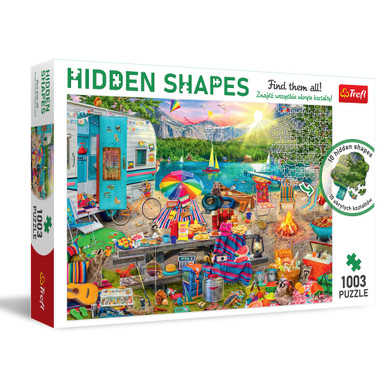Trefl Hidden Shapes - Motorhome Trip 1003-Piece Jigsaw Puzzle | 10677 ...