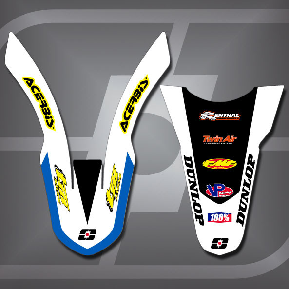 TM X7 Fender Set - Cor Moto Graphics
