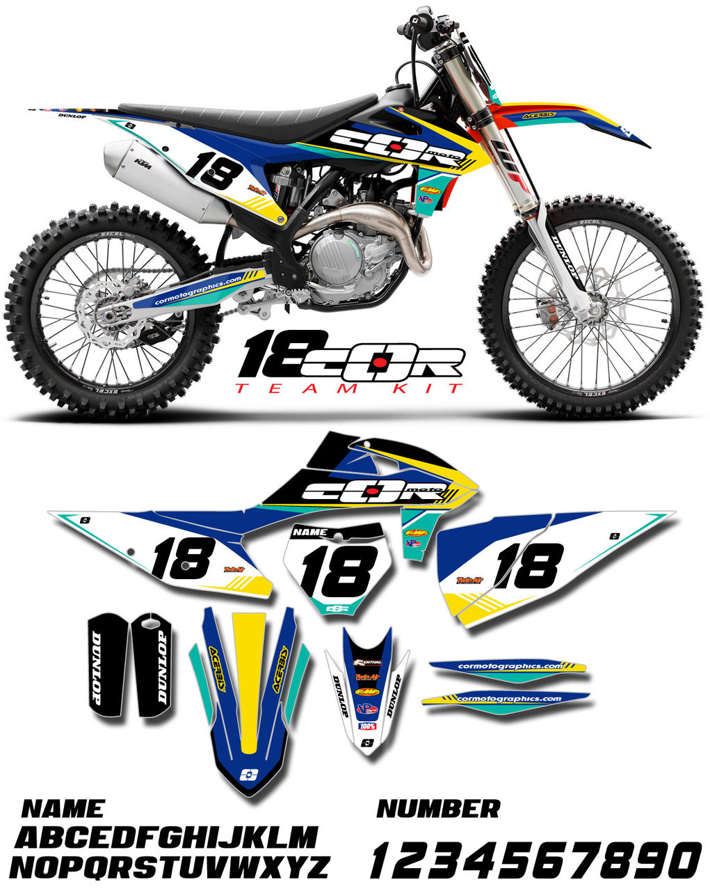 KTM CorTeam - Cor Moto Graphics