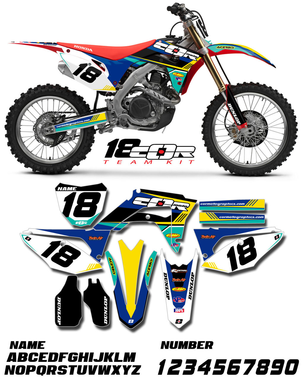 Honda CorTeam - Cor Moto Graphics