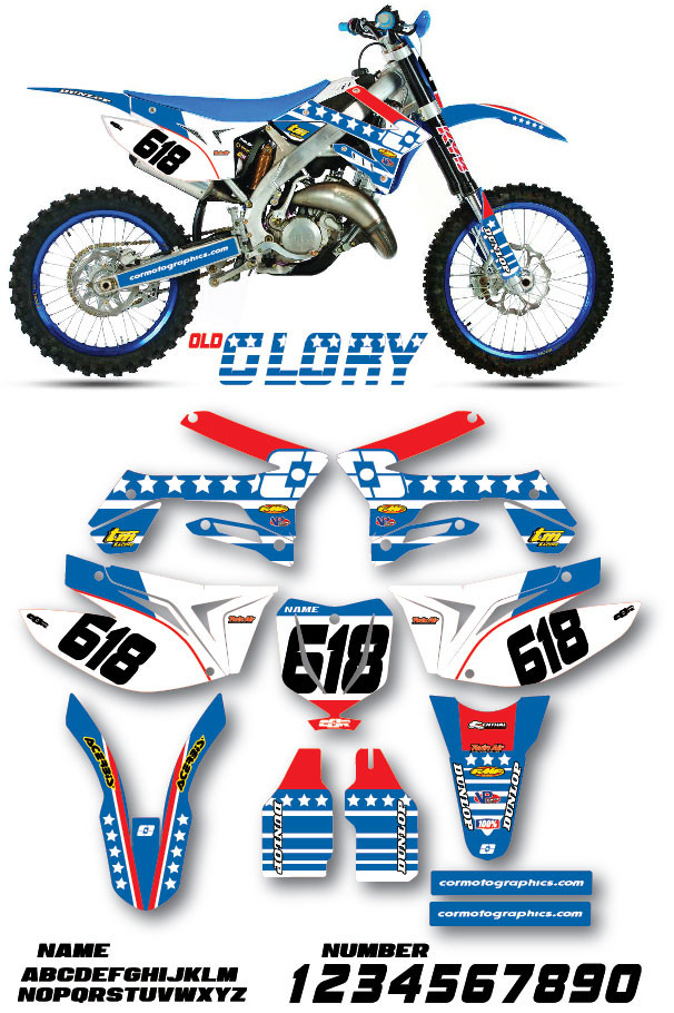 TM Old Glory - Cor Moto Graphics
