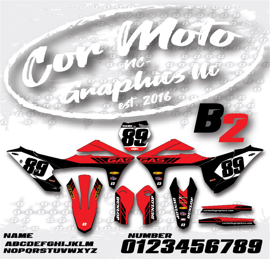 GasGas B2 - Cor Moto Graphics