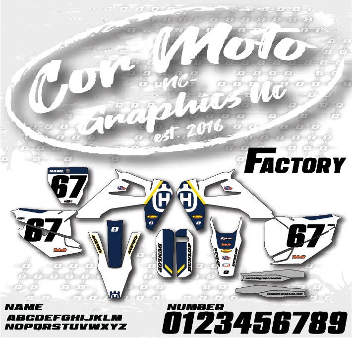 Husqvarna Factory - Cor Moto Graphics