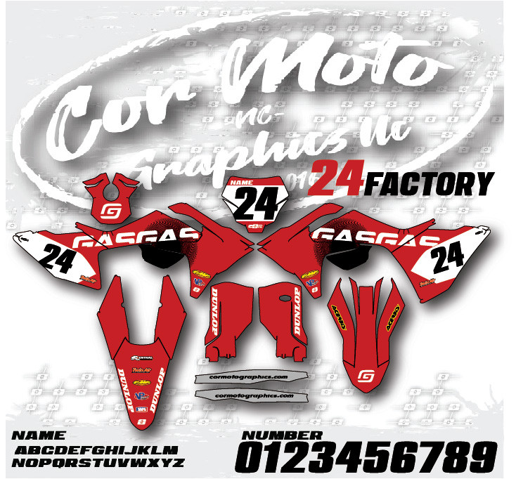 GasGas 24 Factory - Cor Moto Graphics