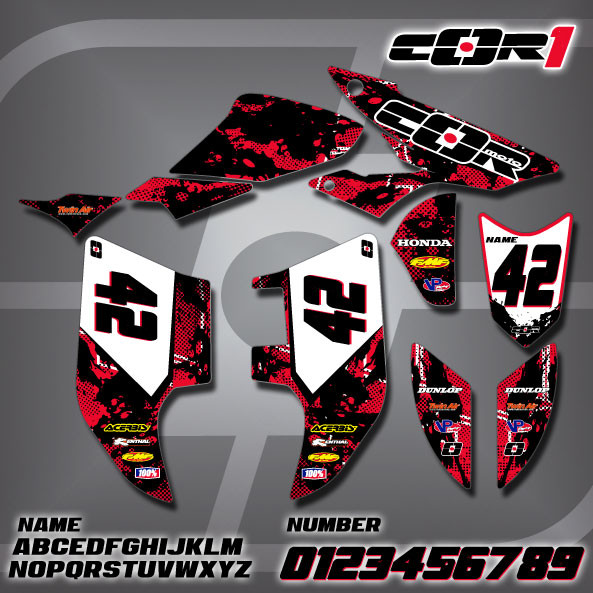 Honda COR1 ATV Kit - Cor Moto Graphics
