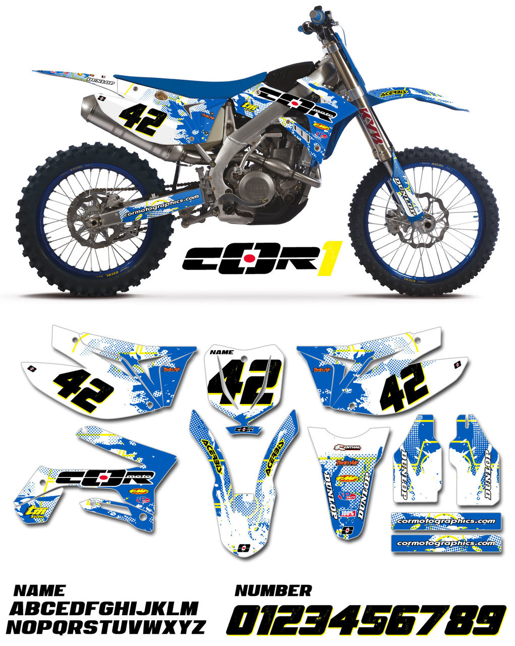 TM Cor1 Kit - Cor Moto Graphics