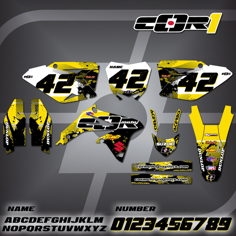 Suzuki Cor1 Kit - Cor Moto Graphics