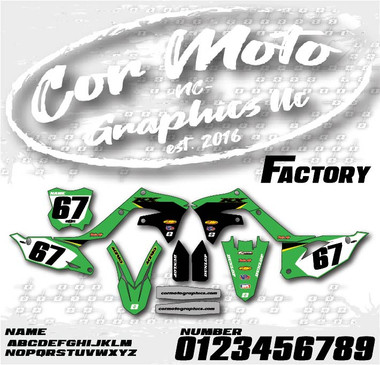 Kawasaki Factory - Cor Moto Graphics