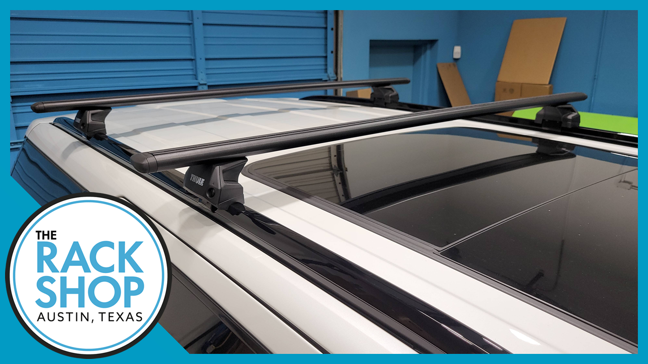 2021-2025 Cadillac Escalade (w/flush rails) Thule Crossbar Complete ...