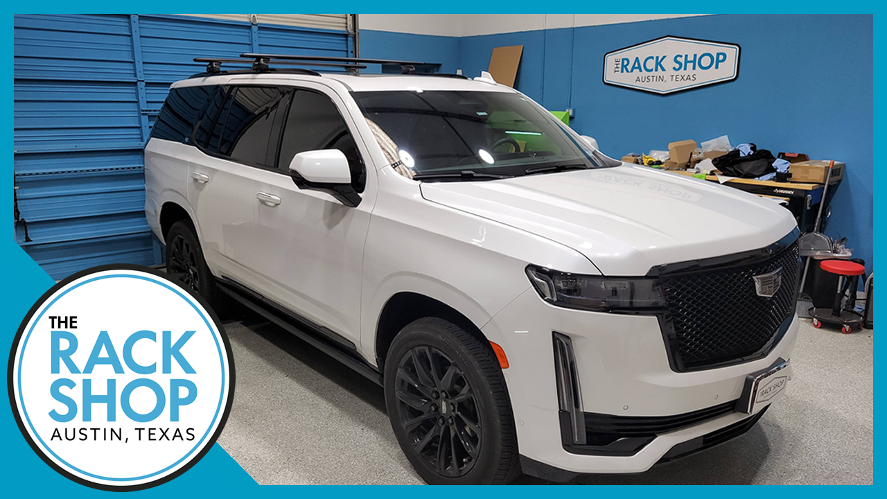 2021 2025 Cadillac Escalade w flush rails Thule Crossbar Complete Roof Rack