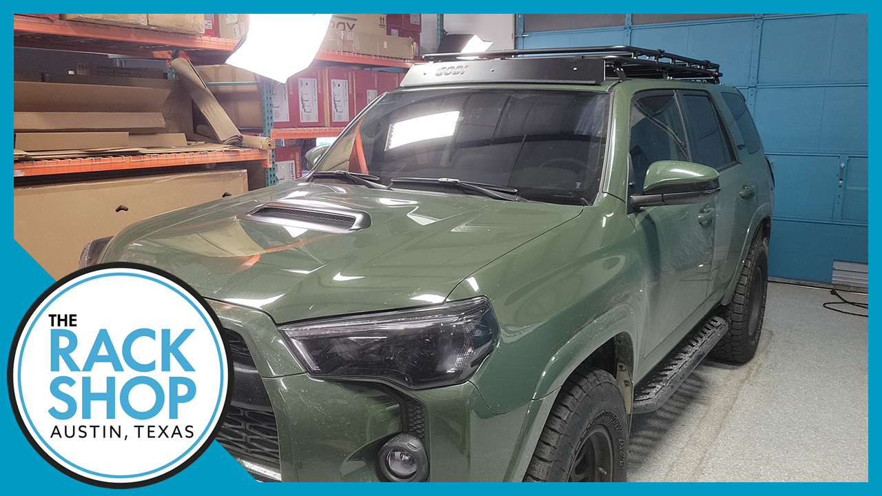 2010-2023 Toyota 4Runner GOBI Stealth No Rise Roof Rack | Sunroof Opening