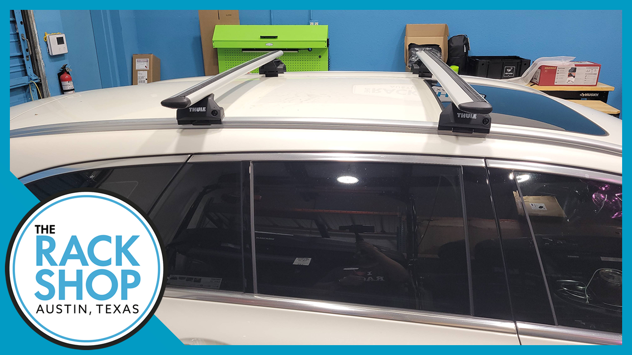2017-2023 Mercedes Benz E-Class Wagon (w/flush rails) Thule Crossbar ...