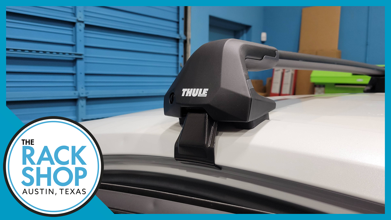 2023-2025 Toyota Prius (w/bare roof) Thule EDGE Crossbar Complete Roof Rack