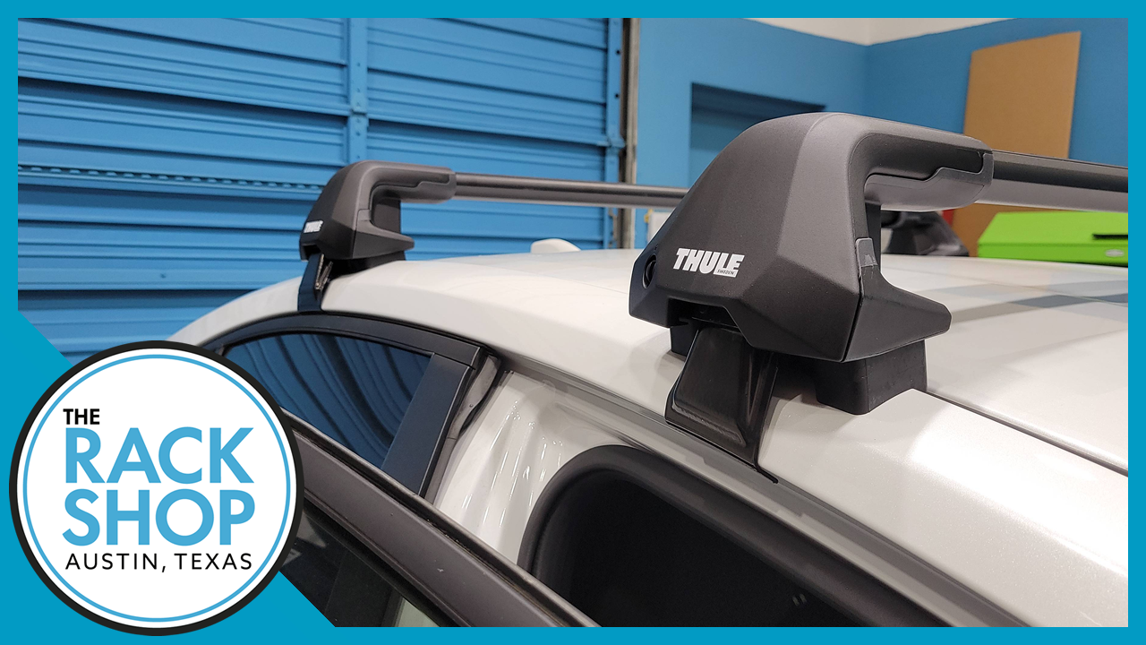 2023-2025 Toyota Prius (w/bare roof) Thule EDGE Crossbar Complete Roof Rack