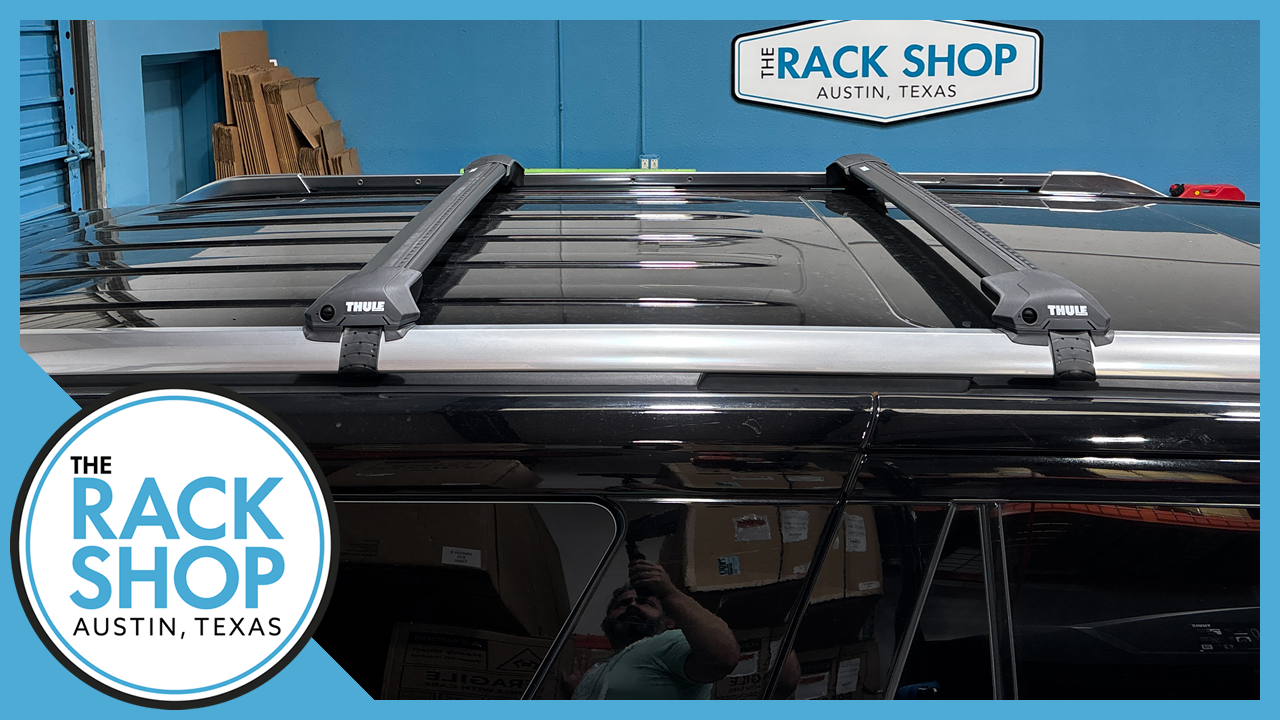 2018-2025 Ford Expedition (w/raised rails) Thule EDGE Crossbar Complete ...