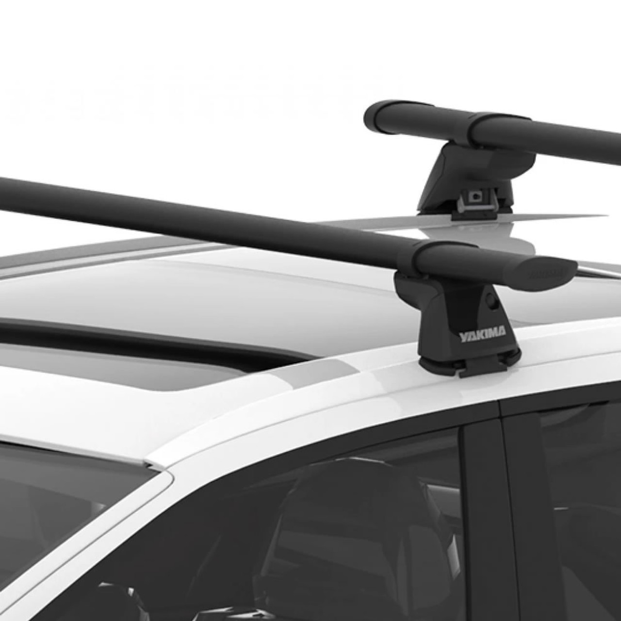 2017 2024 Jaguar F Pace w flush rails Yakima Crossbar Complete Roof Rack