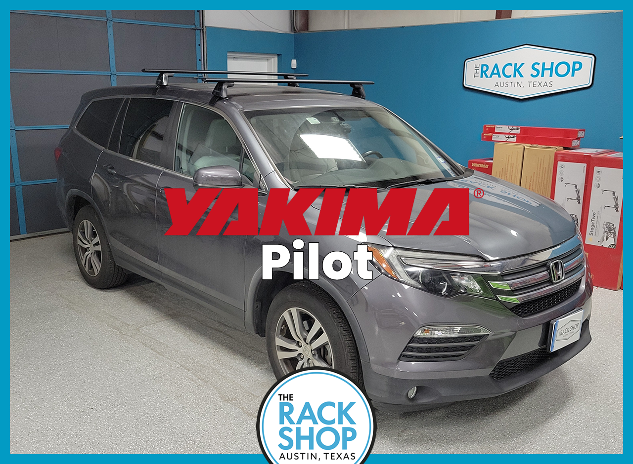 2016-2022 Honda Pilot (w/bare roof) Yakima Crossbar Complete Roof Rack ...