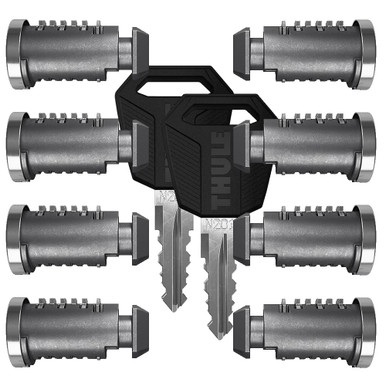 Thule One-Key System Lock Cylinders | Set of 8