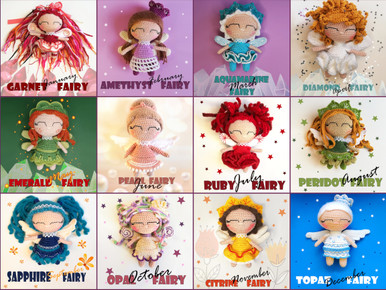 12 Birthstone Fairies