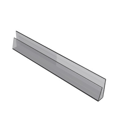 Adhesive Plastic J Shaped Profile Sections - Pack of 100