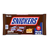Snickers Fun Size Chocolate Candy Bars Value Pack, 70 pk.