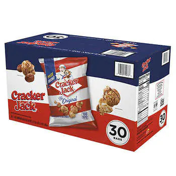 Cracker Jack Original Caramel Coated Popcorn & Peanuts Snacks, 30 pk./1.25 oz.