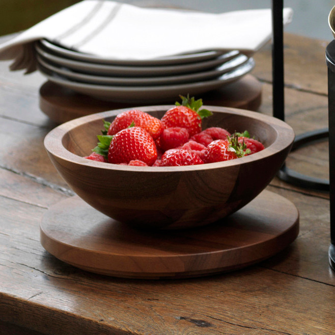 Tilt | Walnut Wood Bowl | Craster